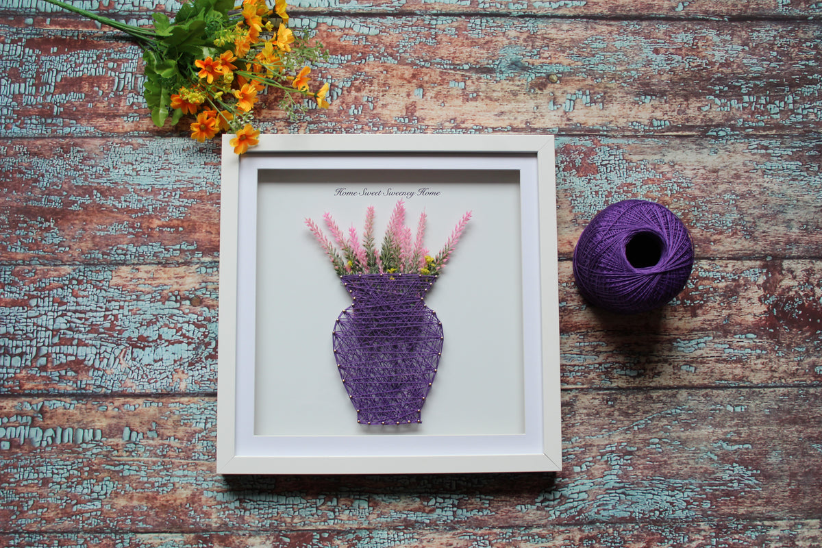Flower Vase String Art Gift – All Strings Attached